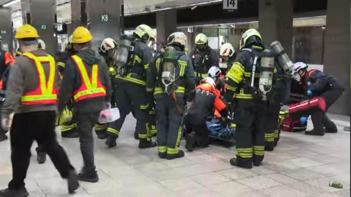北車丟汽油彈「煙霧瀰漫」演練畫面曝 春節前還有跨縣市演習│TVBS新聞網