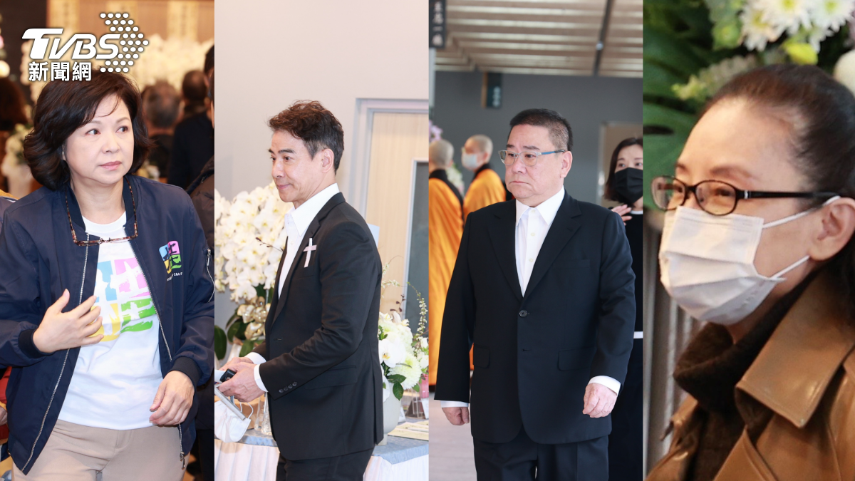 70歲趙學煌帥氣遺照曝光 90年代最美主持人「現蹤」告別式│TVBS新聞網