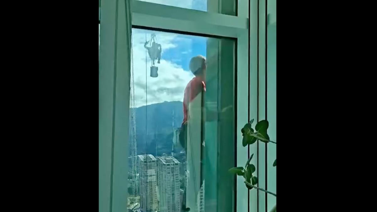 霍諾德爬101！德國在台協會樂喊「蜘蛛人來訪」曝33樓超近視角│TVBS新聞網