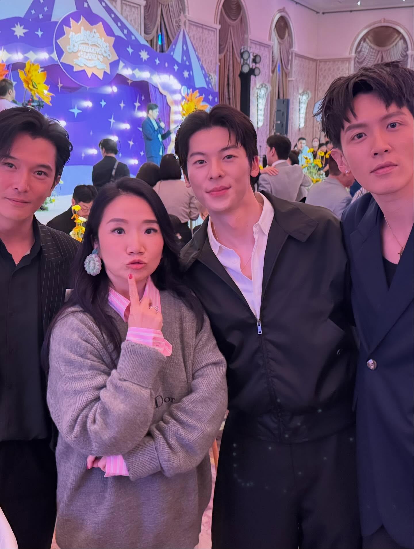 Lu典婚禮「3大男神夢幻同框」 陶晶瑩炫耀合照：台灣三座發電機│TVBS新聞網