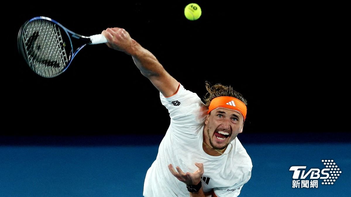 澳網／茲韋列夫「24記愛司」轟垮美國新秀！挺進4強│TVBS新聞網