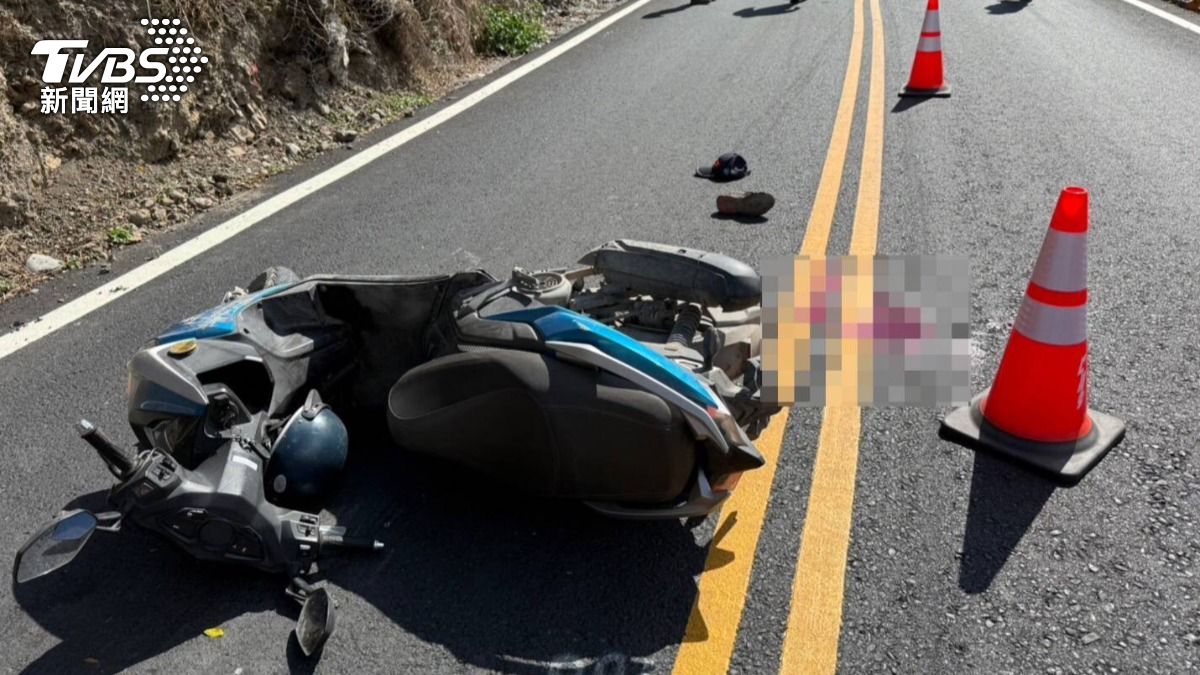 快訊／南橫公路死亡車禍！自小客撞騎士濺血 63歲男送醫不治│TVBS新聞網