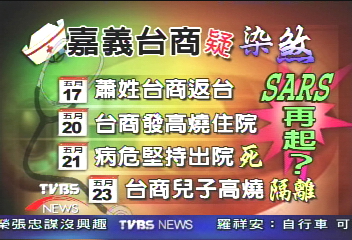 台商高燒身亡 同行兒子發燒隔離│SARS│TVBS新聞網