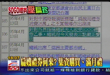 SOGO案／扁隨扈尾牙 第一家庭捐6萬禮券│TVBS新聞網