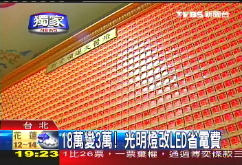 18萬變3萬！ 光明燈改LED省電費│TVBS新聞網