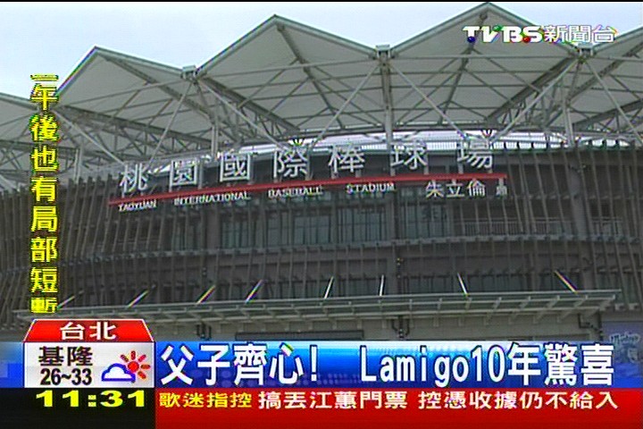 中華職棒／父子齊心！ Lamigo 10年驚喜│TVBS新聞網