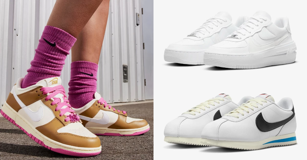 NIKE「快閃優惠」只到9/28！官網超過400件商品～6折買Air Force、阿甘鞋2千初|女人我最大