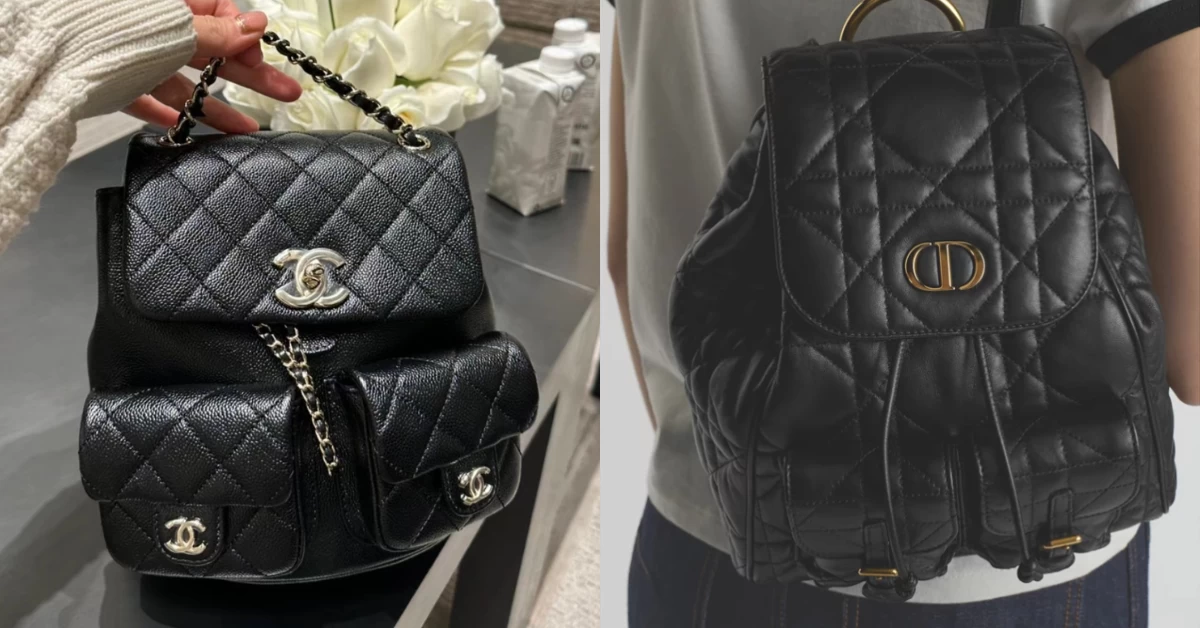 DIOR、LV新款後背包神似「香奈兒Duma」！1+2設計「翻蓋主隔層＋2個小口袋」這包型好夯|女人我最大