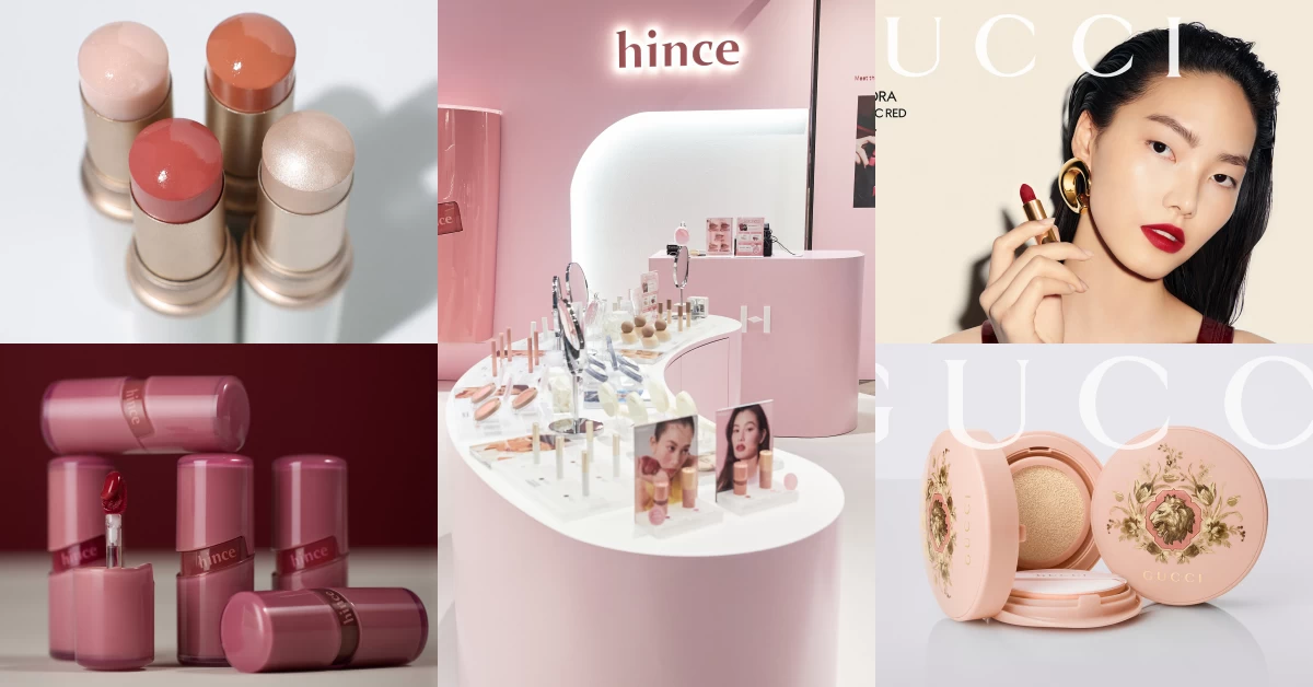 討論度爆高「美妝快閃店」登台！Gucci全台首間快閃，韓妞摯愛hince同步韓國新品搶先看！|女人我最大