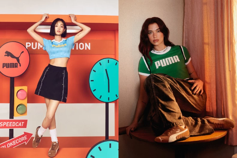 2025年薄底鞋繼續當道！王淨&性感歌姬搶穿「PUMA摩卡棕」，adidas乳牛紋也來搶鏡|女人我最大