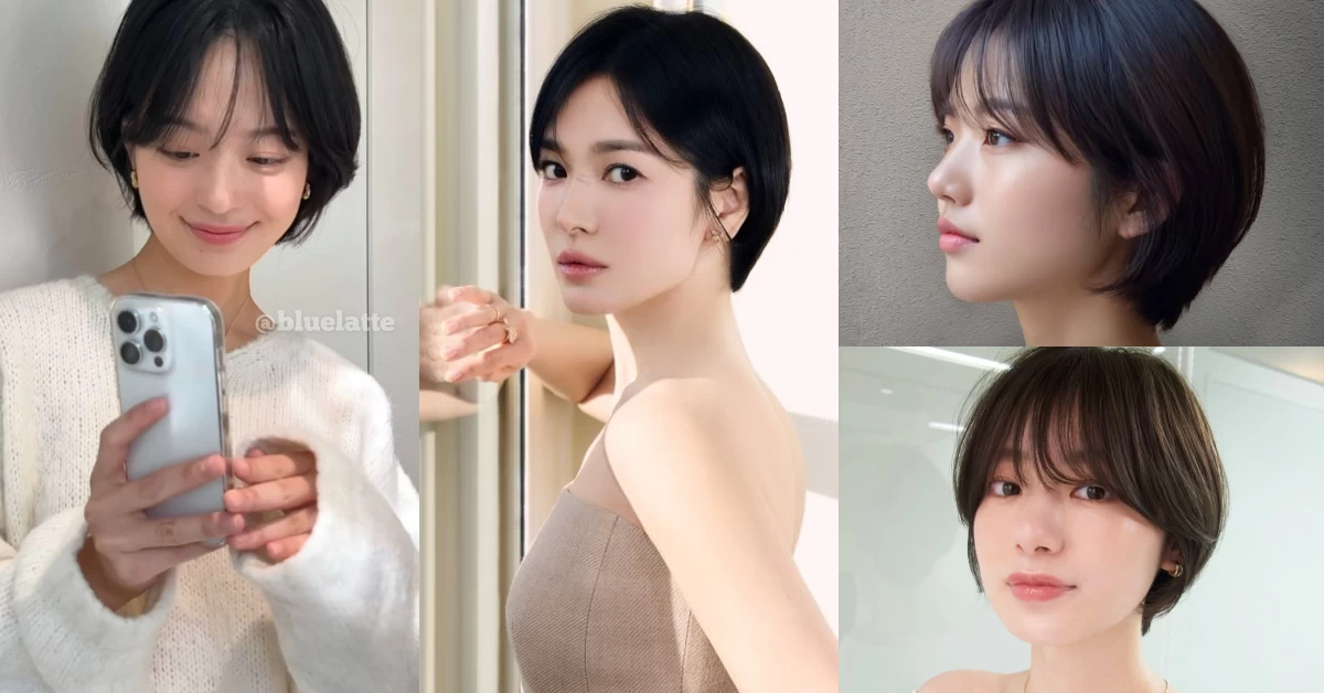 2025最強減齡短髮「Bebe Cut」爆紅！宋慧喬同款，髮型師力推這TOP5超瘦臉！|女人我最大