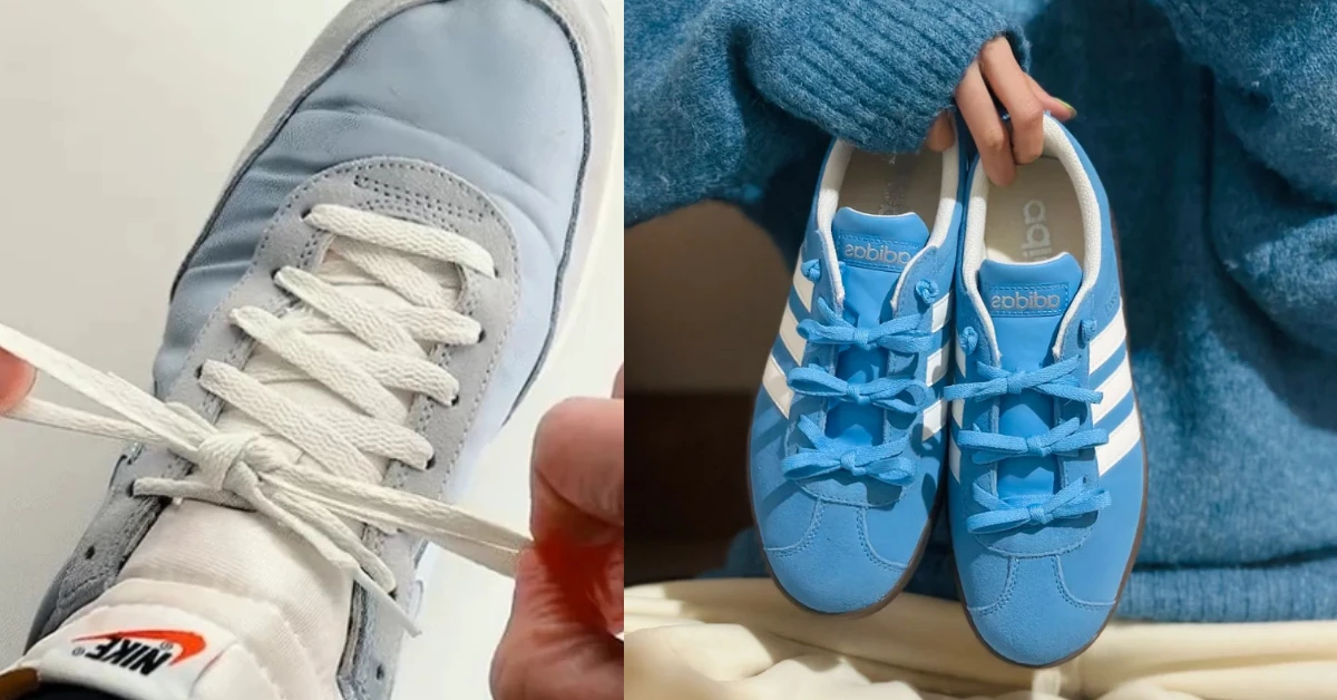 NIKE親教5種「鞋帶綁法」！雙層「蝴蝶結鞋帶」有手就會，這個綁法根本天才～|女人我最大