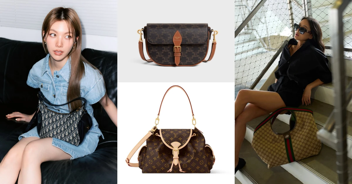 2025精品老花包推薦+價格！孫芸芸GUCCI老花大包找到了，泰星Orm多口袋DIOR包神能裝|女人我最大