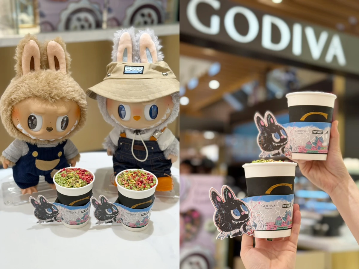 GODIVA霜淇淋超狂聯名LABUBU台灣也能吃啦！超萌湯匙免費送、獨家杯裝太可愛|女人我最大