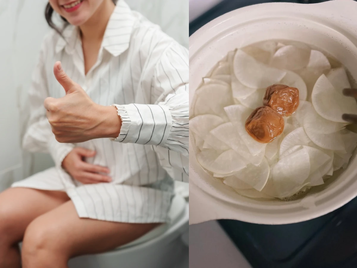 3天狂瘦1.5kg！日本爆紅「白蘿蔔梅干水」清腸排毒法，宿便真的秒暢通！|女人我最大