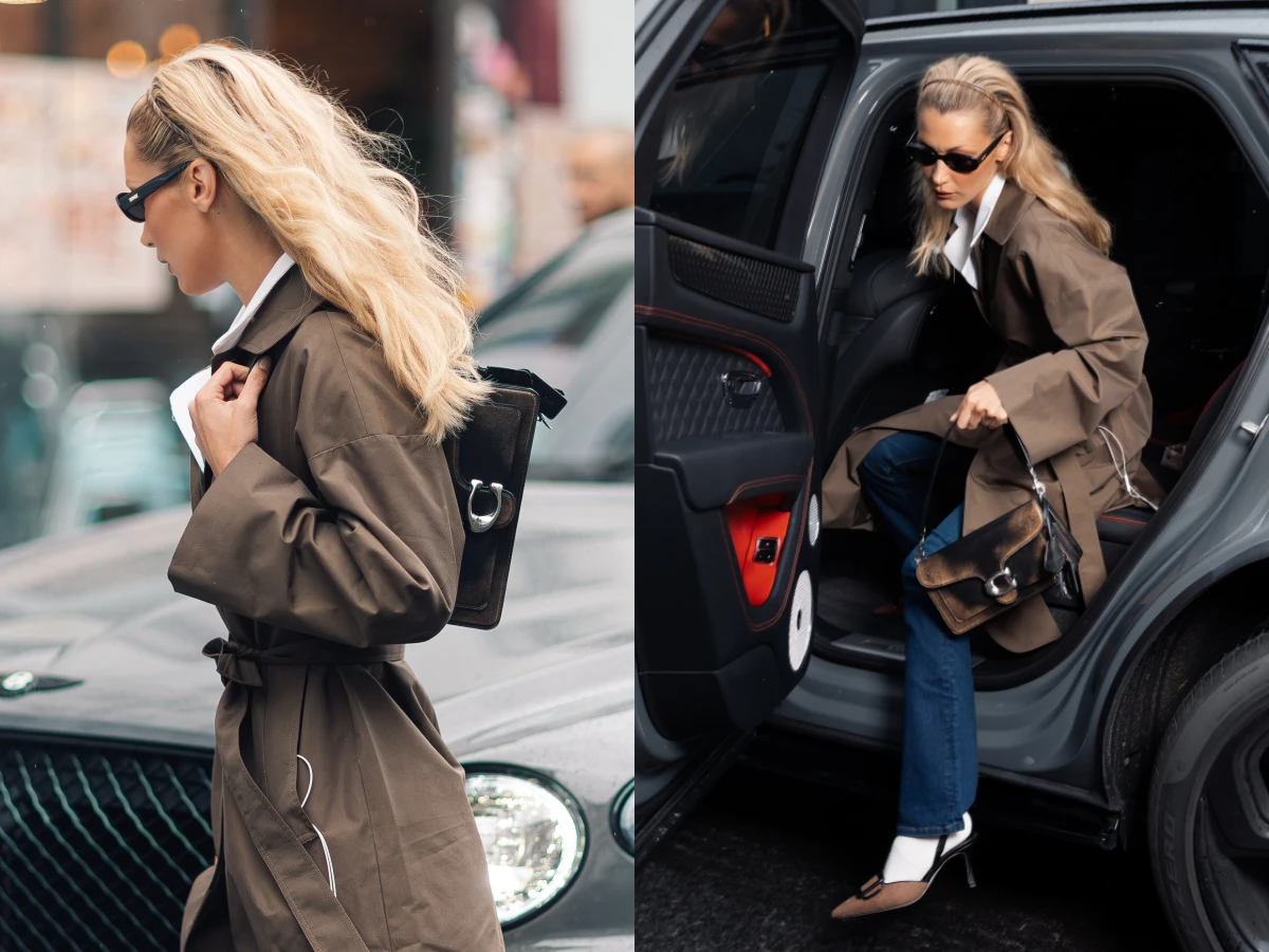 大LOGO要紅回來了？Bella街頭揹Coach腋下包，竟是小資女最愛的經典款？|女人我最大