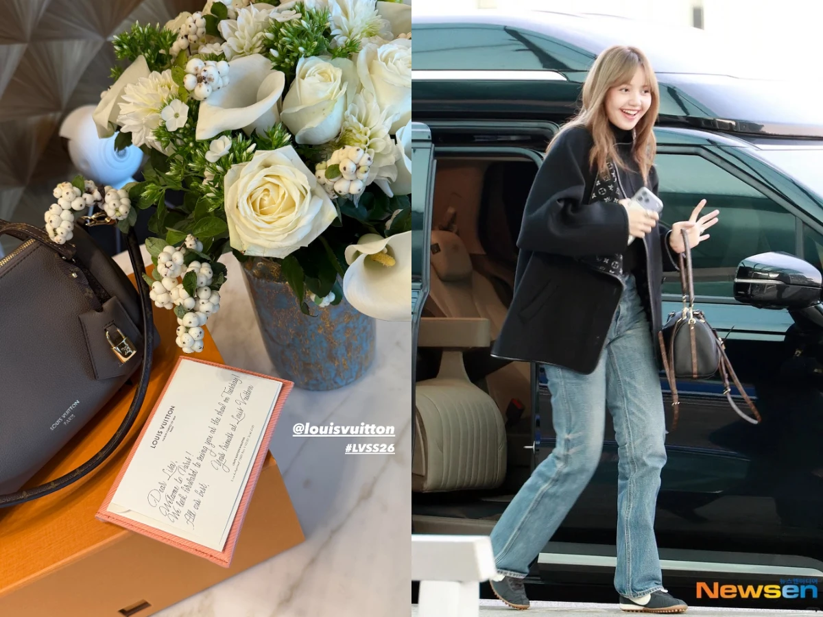 Jisoo DIOR訂製美暈全網～LISA拿「LV夯包」看秀，Rose蕾絲短褲甜辣高級|女人我最大