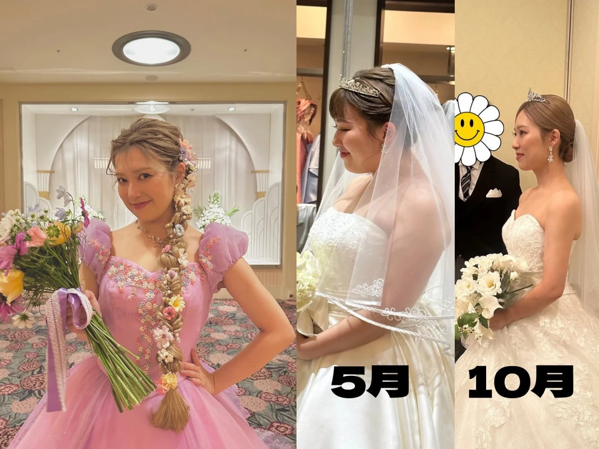 為穿婚紗半年狠甩16公斤！日本女孩分享「婚前瘦身秘訣」，58→42kg變美更零復胖|女人我最大