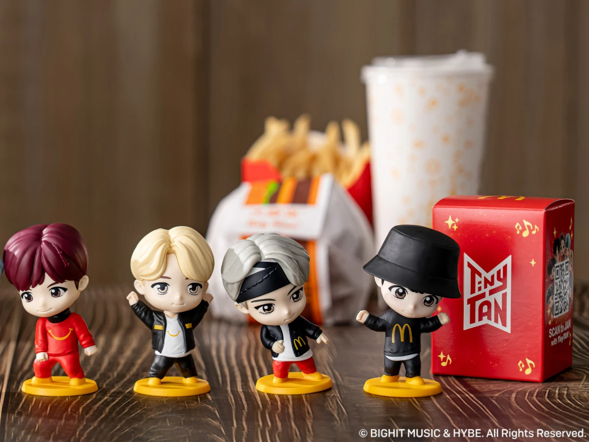 麥當勞聯名BTS防彈少年團「TinyTAN盲盒公仔」開賣時間、獲得方式、售價|女人我最大