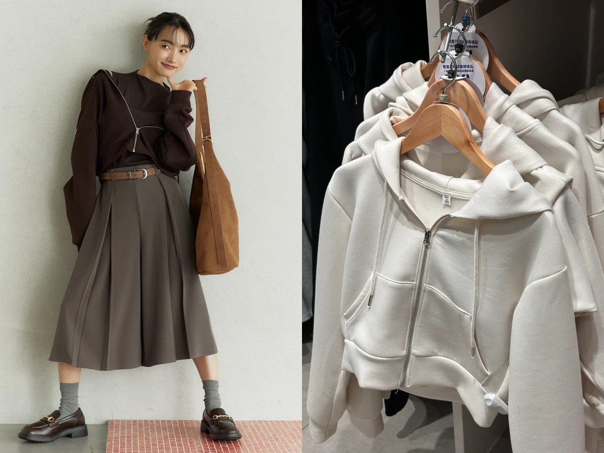 「太空棉套裝」成為日本女生新歡！比牛仔布親膚、比棉質更有型～GU新品實測|女人我最大