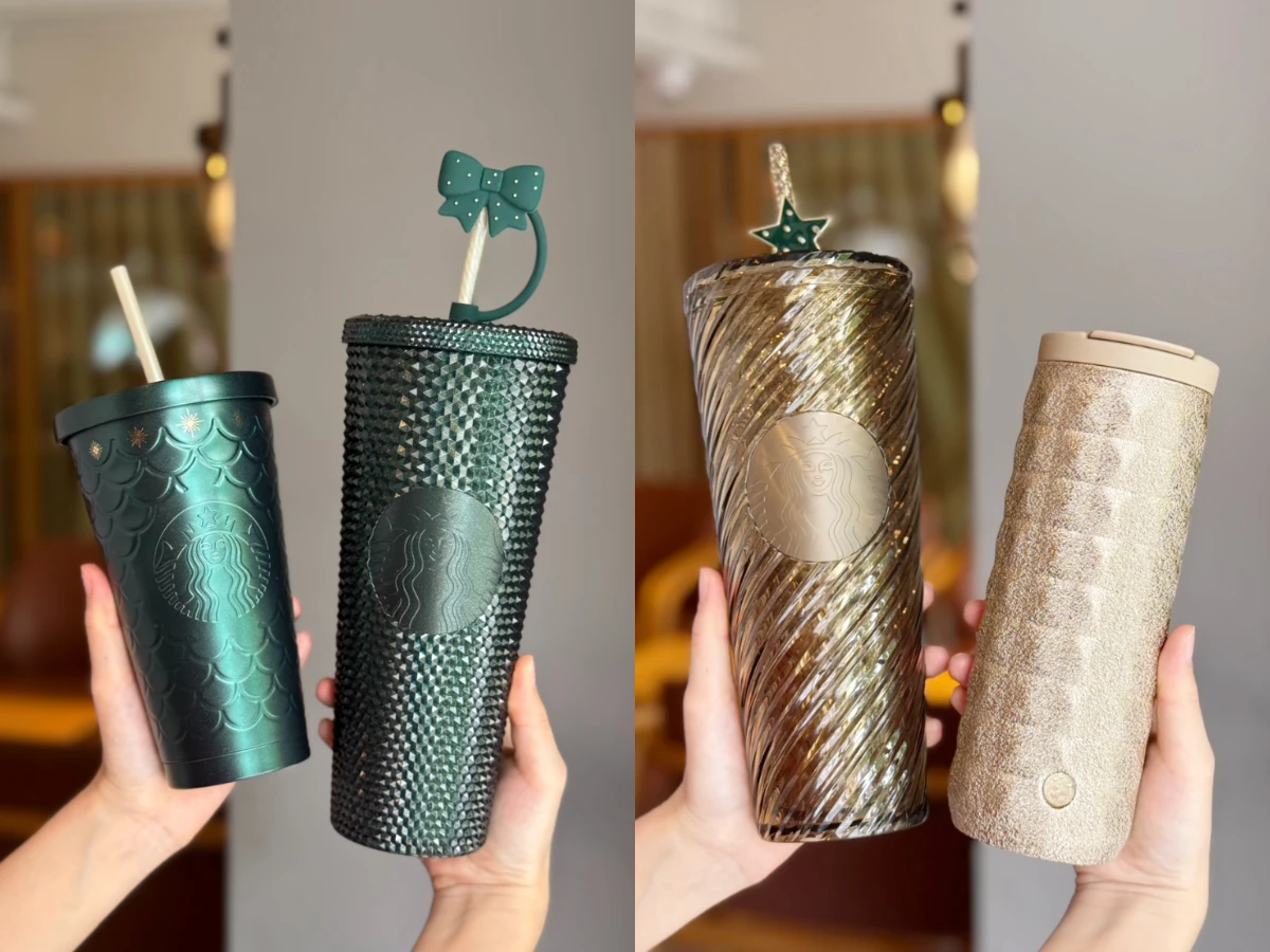 聖誕必喝「太妃核果那堤」回歸！2025星巴克耶誕季週邊推薦：可頌熊寶寶、質感緞帶杯|女人我最大