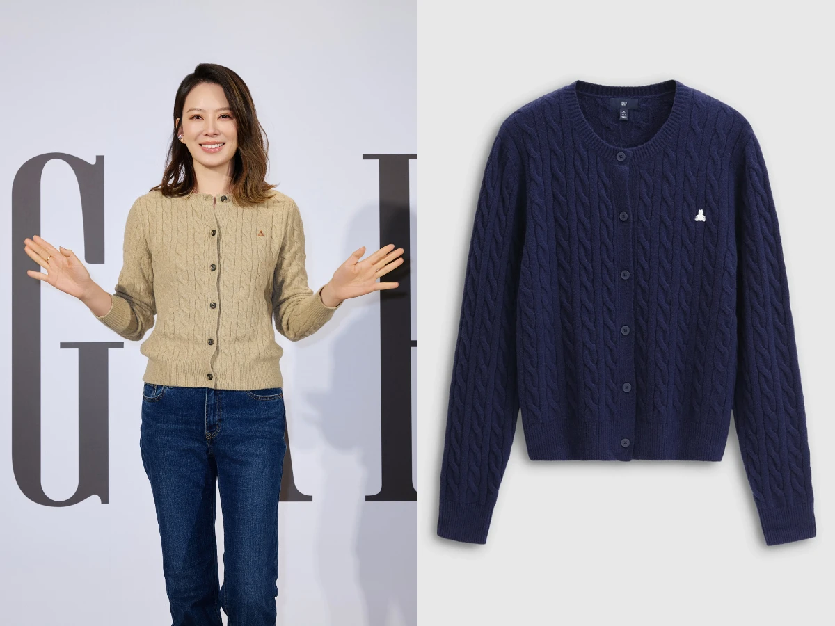 Melody秋冬衣櫃公開！Gap開襟衫到喇叭褲，靠「上厚下薄」比例立刻變好看|女人我最大