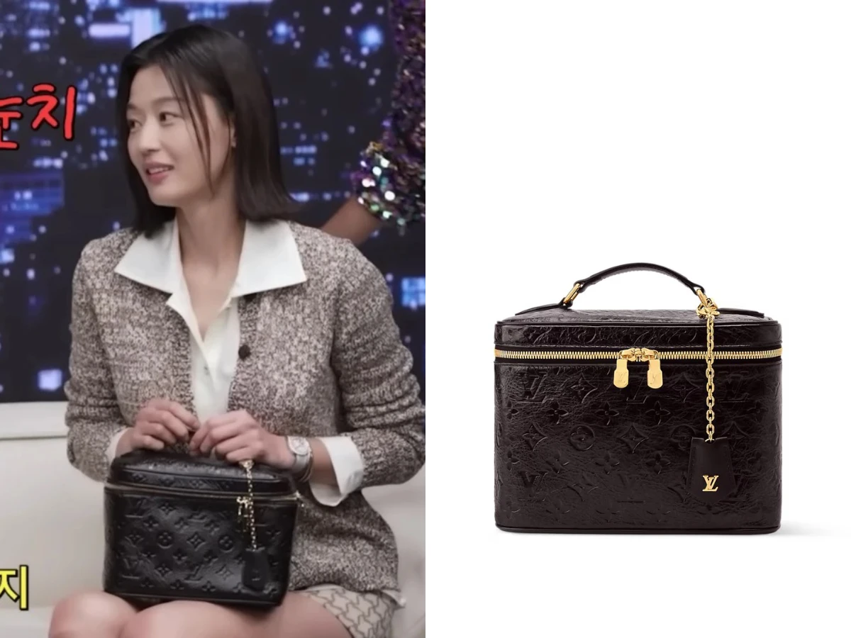 全智賢LV包包是這咖！黑色化妝箱包被封是下顆It Bag～小巧好拿還很能裝|女人我最大