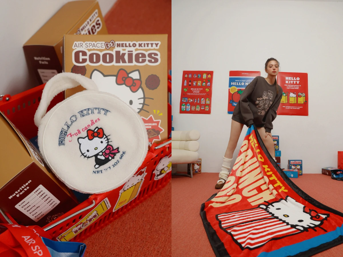 PAZZO聯名「愛心眼HELLO KITTY」超可愛！怪奇物語「全球唯一報紙拍貼機」，只在華山快閃店|女人我最大