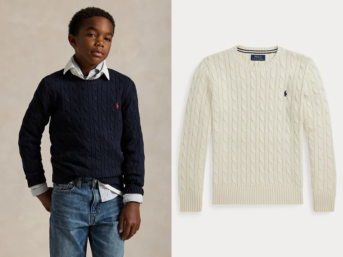 Ralph Lauren「童裝針織衫」，內行人都在買！價格砍半、穿起來更修身|女人我最大